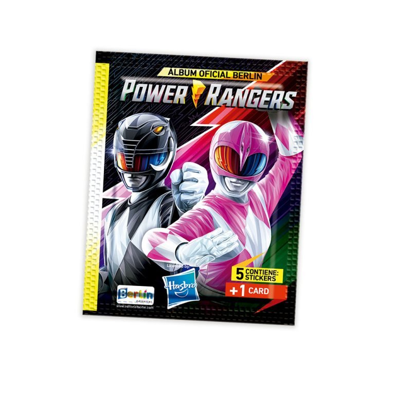 Power Rangers, 1 Cajita (50 Sobres) - Editorial Berlin
