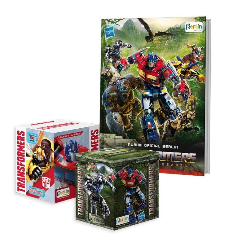 Transformers, 1 Álbum Tapa Dura + 2 Cajitas (100 Sobres) - Editorial Berlin