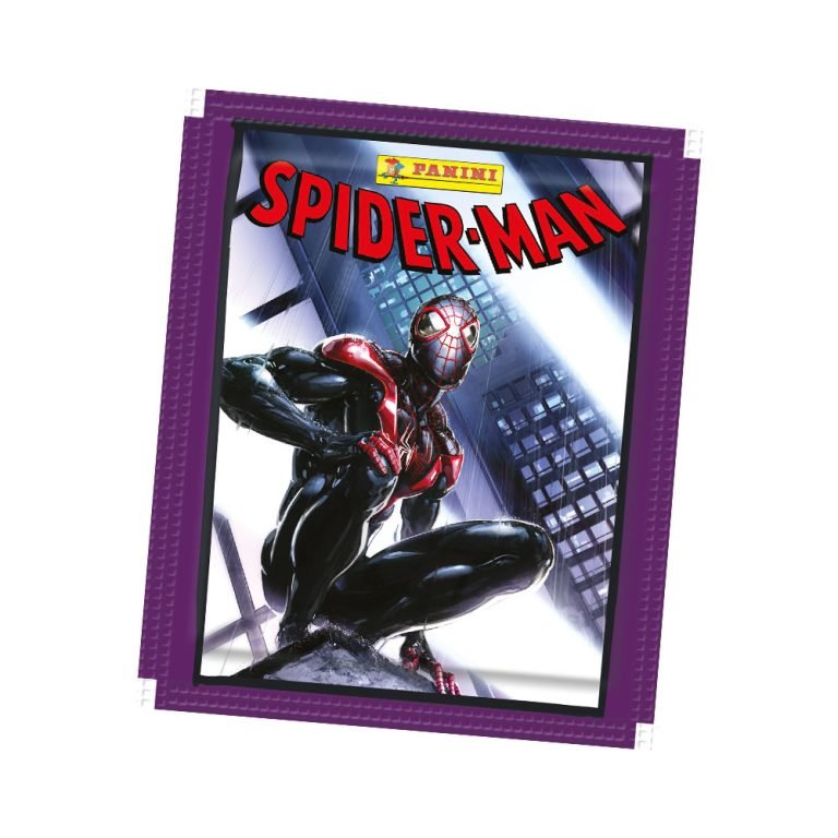 Spiderman in to Spiderverse, 1 Sobre (4 stickers + 1 card) - Editorial ...
